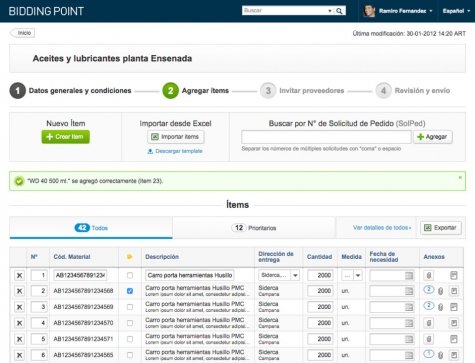Exiros: Portal de e-procurement para proveedores | Giro54 Bolivia