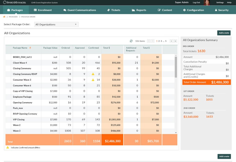 GMR SportsManager: Extranet para gestión de clientes corporativos VIP ...